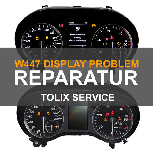 Mercedes Vito W447 Tacho Kombiinstrument Display dunkel Reparatur ...