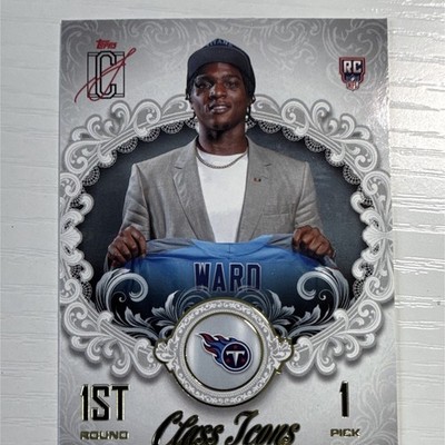 Topps Signature Class 2025 Cam Ward Tennessee Titans Rookie Class Icons ...