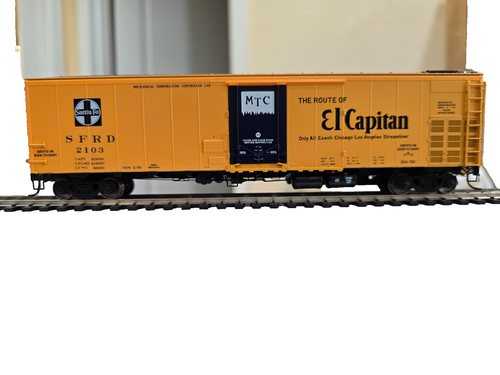 HO Scale Rapido Trains ATSF RR-56 Mechanical Reefer (El Capitan Slogan ...