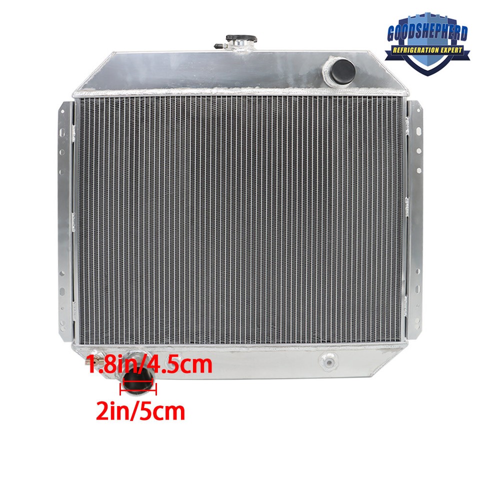 4 Row Radiator For 66-79 Ford F-Series Truck F100 F150 F250 F350 78-79 ...