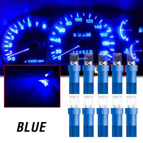 10 x 12V 1.2W DASH PANEL LIGHT BULBS LED 286 DASHBOARD SMALL CAPLESS ...