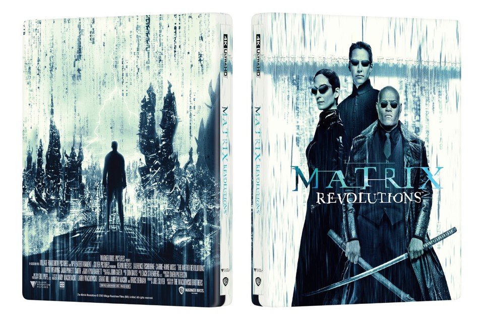 The Matrix Revolutions 4K Full Slip SteelBook Blu-ray [2003] MANTA LAB ShpNxtDay | eBay