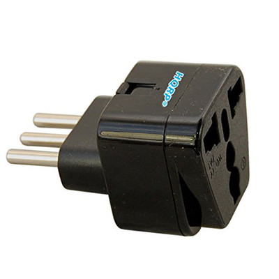 Grounded Universal Travel Plug Adapter for Italy Chile Tunisia Uruguay ...