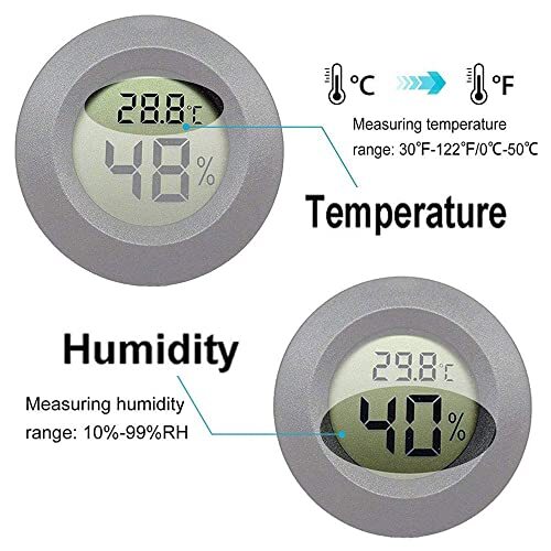 -Pack Mini Digital Hygrometer Thermometer Gauge, Indoor Outdoor Temperature 4 | eBay