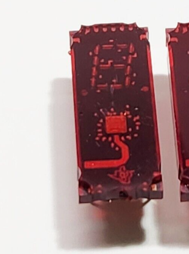 1 x TIL308 A 7 segment LED display Texas Intruments TI with Gold Pins ...