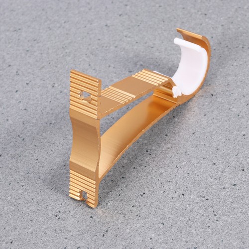 2 Pcs Curtain Rod Brackets Adjustable Drapery Roman Style Holder | eBay