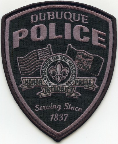 DUBUQUE IOWA IA Subdued POLICE PATCH | eBay