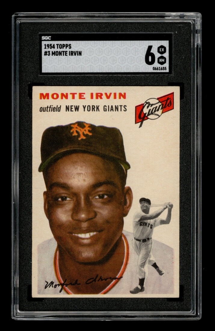 1954 Topps Set-Break # 3 - Monte Irvin SGC 6 EX NM | eBay