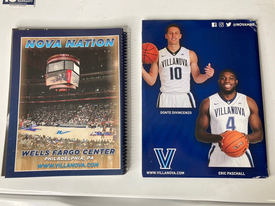NOVA KNICKS 2017/18 Villanova NCAA Champions Media Guide+Clip File ...