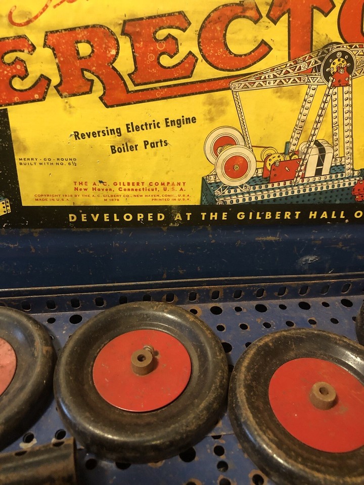 Gilbert 1930's Erector Set in Original Blue Metal Case #22 | eBay