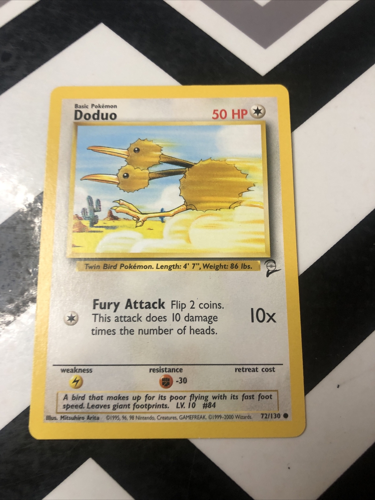 2x DODUO Base Set 2 -72/130 Common Pokemon Card Unlimited Edition | eBay