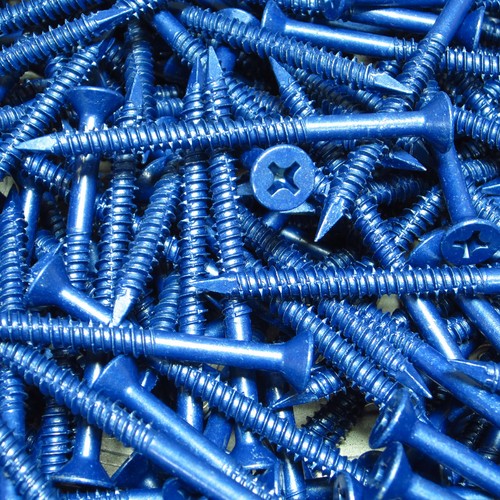 (100) 1/4" X 3-1/4" Phillips Flat Head Masonry Concrete Screw Tapcon ...