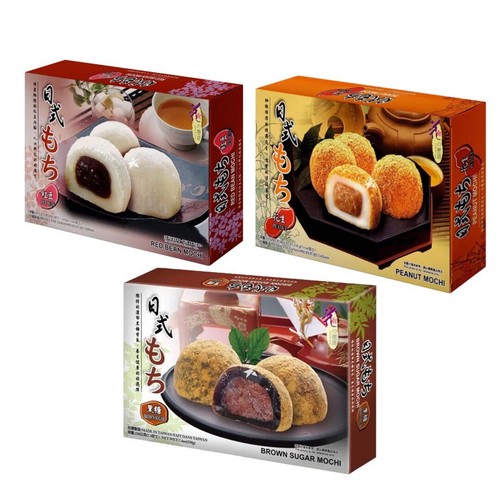 Japanese Style Mochi Daifuku Desserts Snack Box (6 Pcs) 210g - Assorted ...