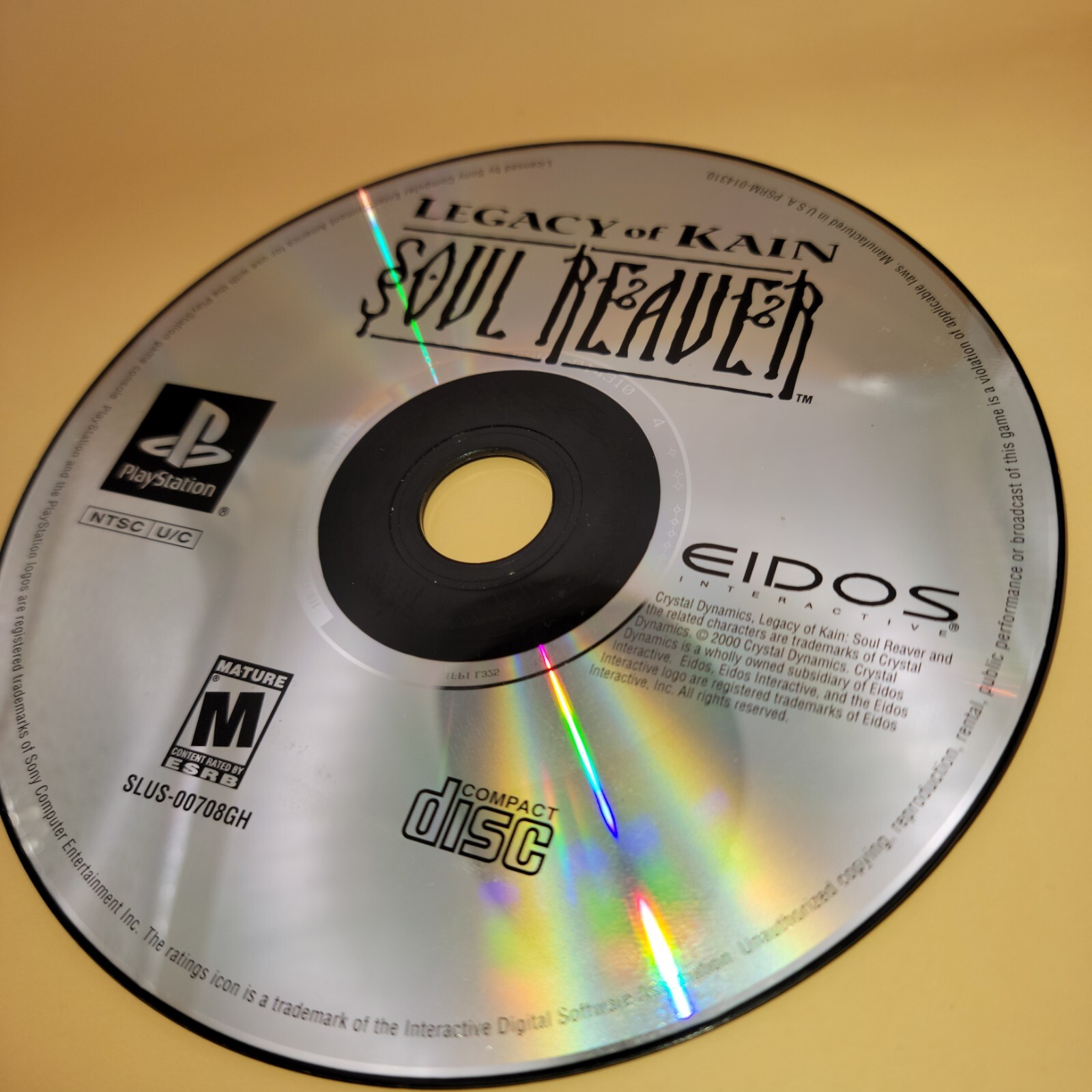 Legacy of Kain: Soul Reaver (Sony PlayStation 1 PS1) Disc Only ...
