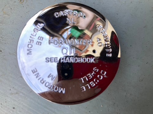 Vintage old stock original Ceandess Vincent oil tank cap with "Wintfr ...