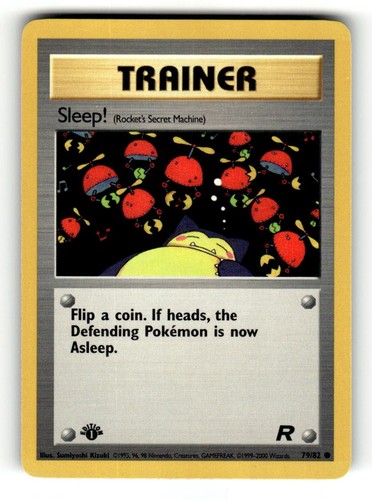 Sleep! (Rocket's Secret Machine) Common 79/82 Team Rocket LP 1 | eBay
