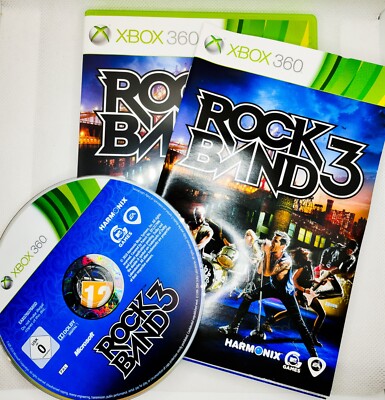 👻 Rock Band 3 Xbox 360 PAL FR | eBay
