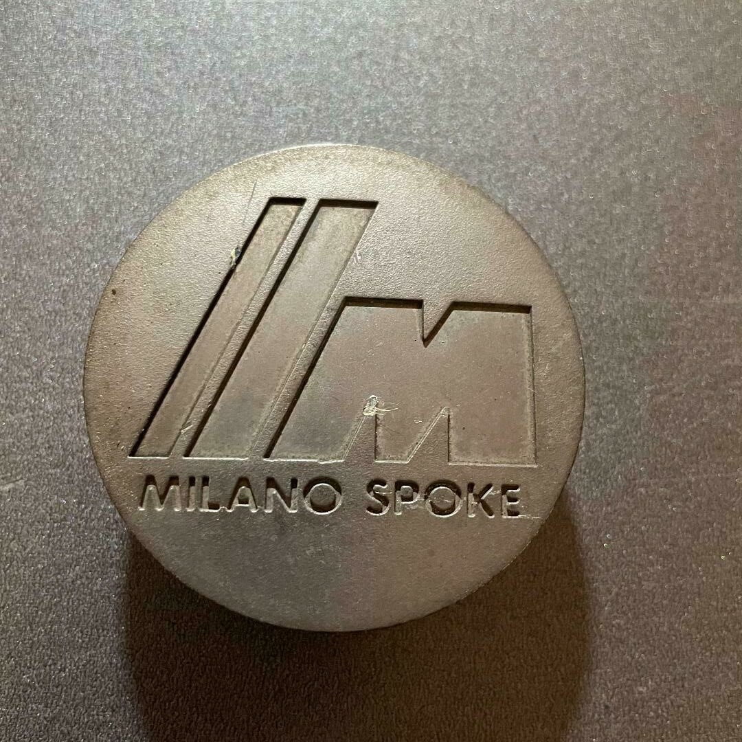 Milano Spoke Center Caps RARE! jdm japan enkei bbs work hart weds volk ...