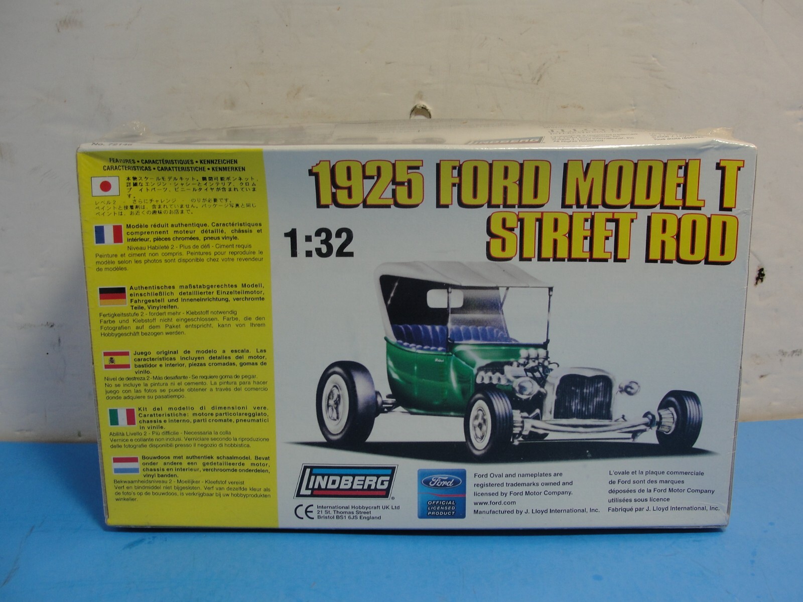 1:32 Lindberg 72146 - 1925 Model T Street Rod - Plastic Model Kit NIB ...