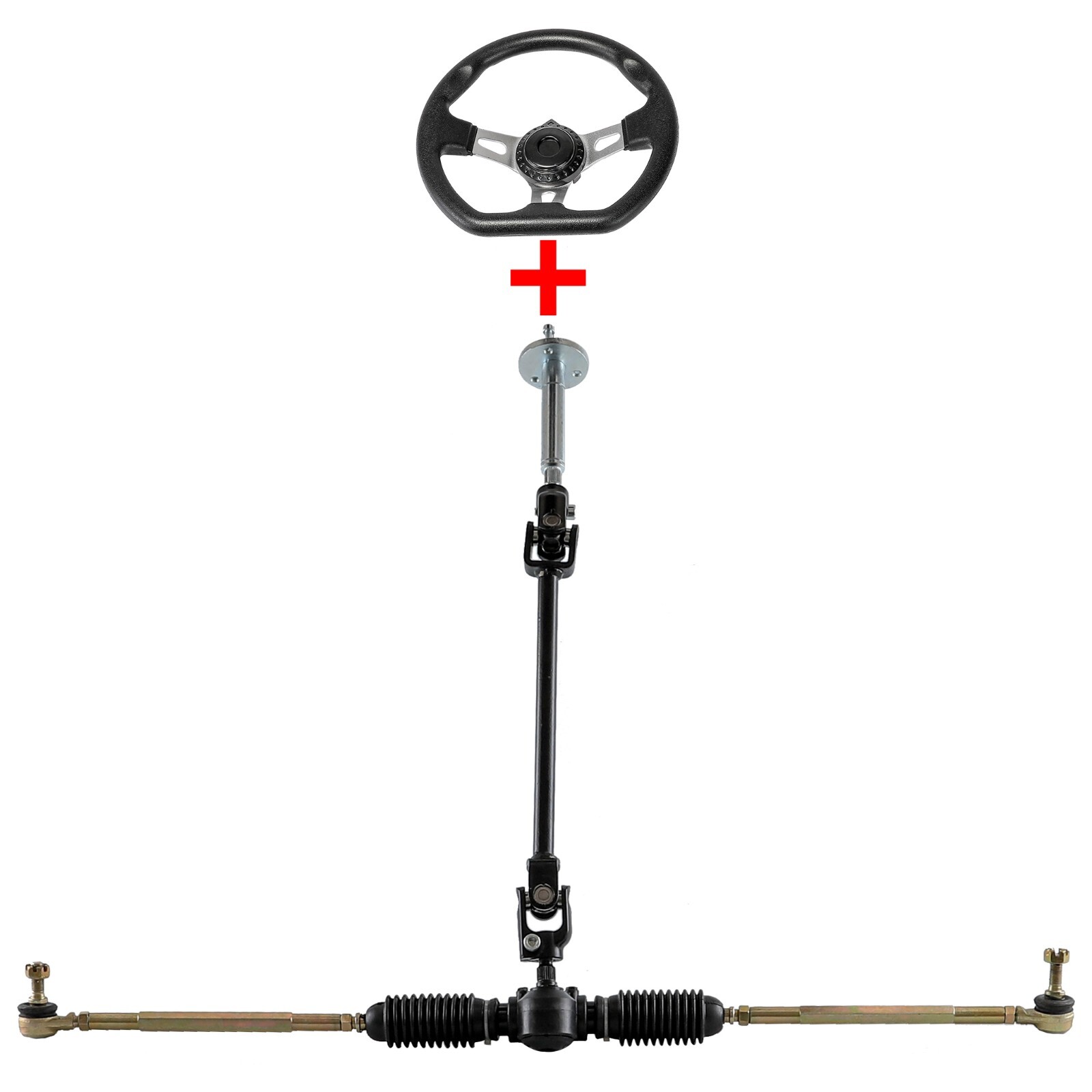 810mm Go Kart Rear Axle Kit 11x7.10-5 10x4.50-5 Wheels Front Steering ...