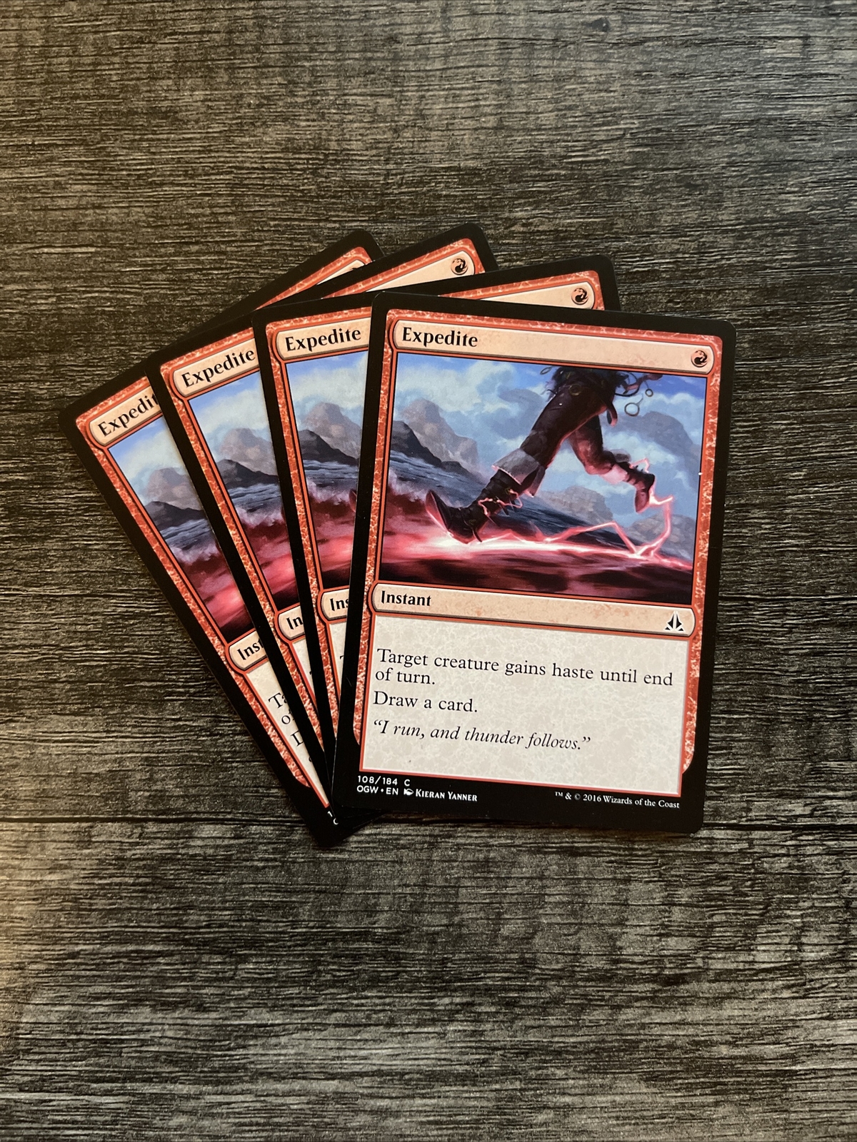 MTG 4x Expedite x4 LP Oath of the Gatewatch | eBay