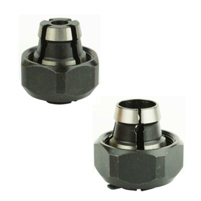 2 piece Router Collet Kit 1/4" and 1/2" replaces Porter Cable 42999 ...