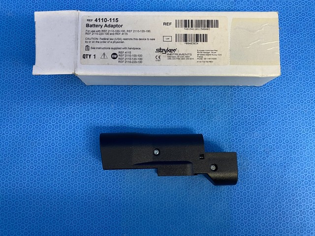 Stryker Battery Adaptor for 4115 Batteries 4110-115. for sale online | eBay