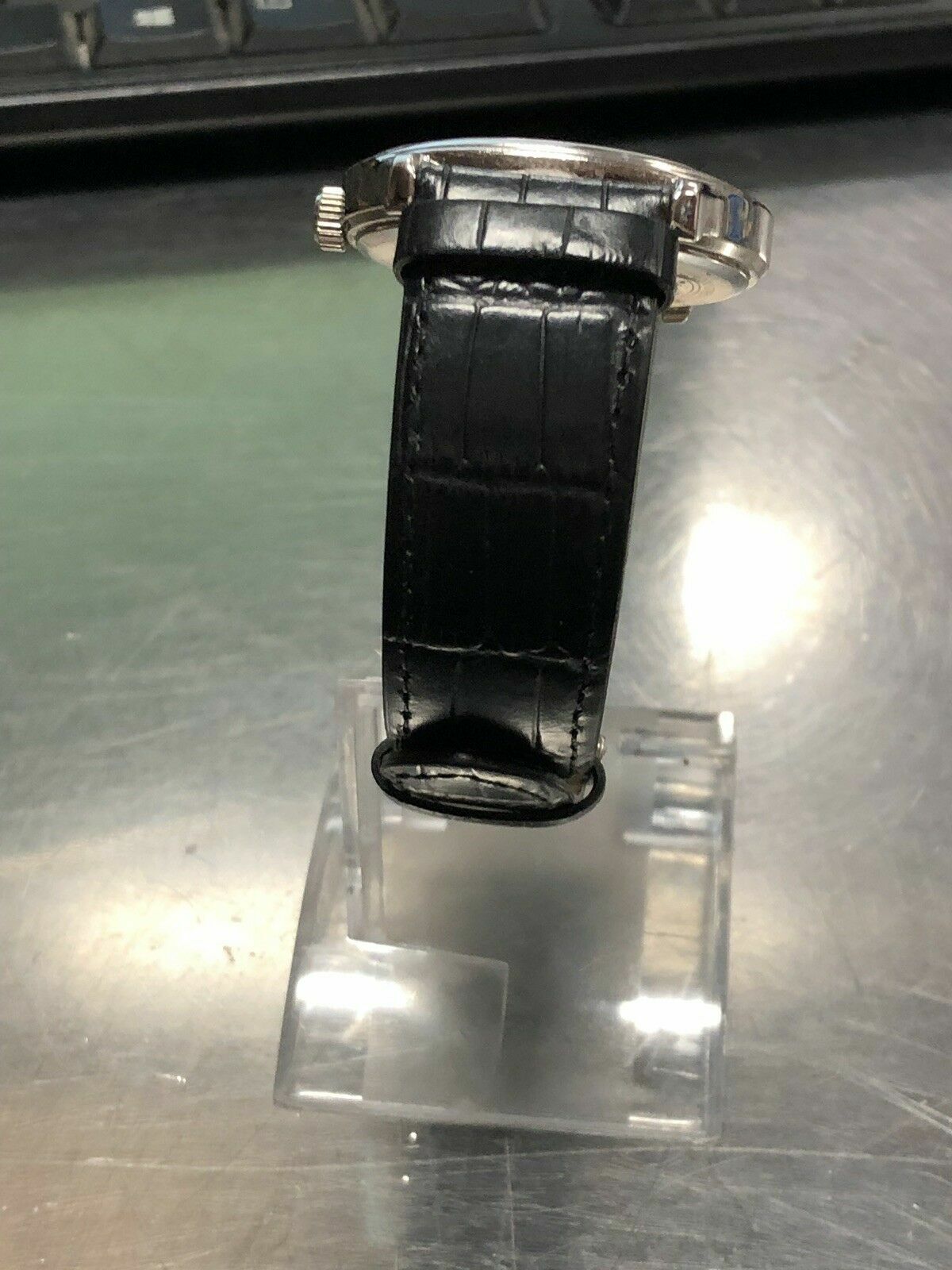 Bulova Corporate Collection 96A28 Leather Men's Quartz Watch | eBay