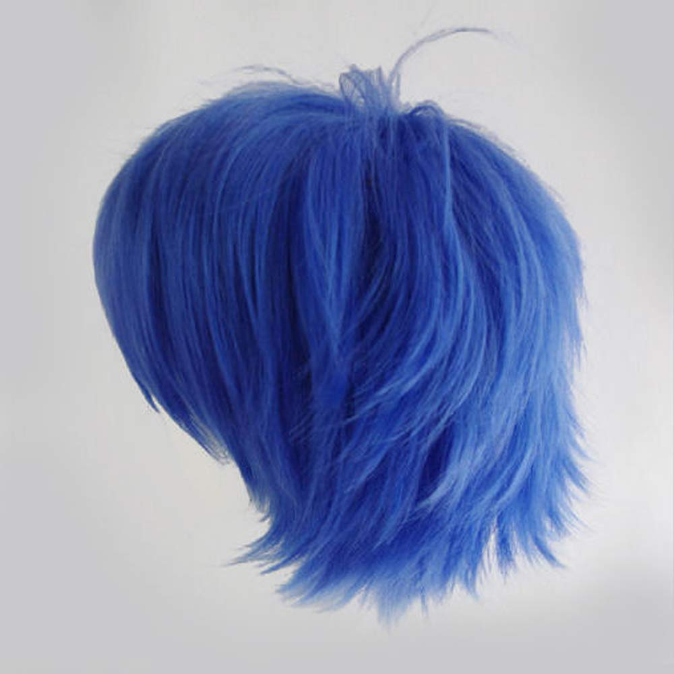 Cosplay Wig Short Unisex Anime Wig Fluffy Hair Wig Japanese Anime Wig ...