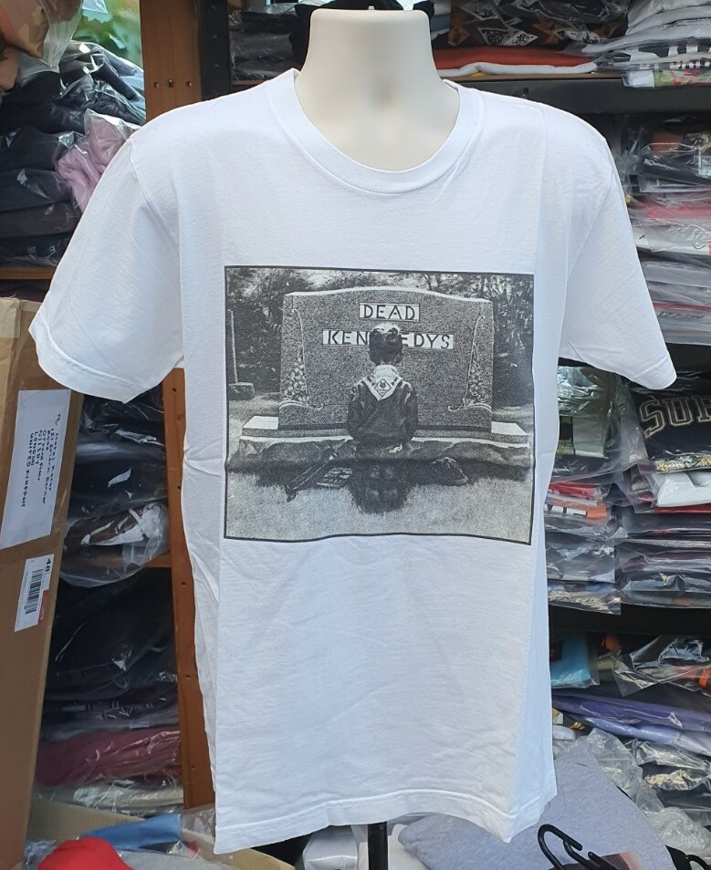 T-Shirt Vintage Blanc SS14 Supreme X Dead Kennedys Taille L Rare 2014 ...