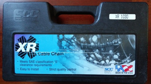 SCC Cable Tire Chains, XR 1030 | eBay