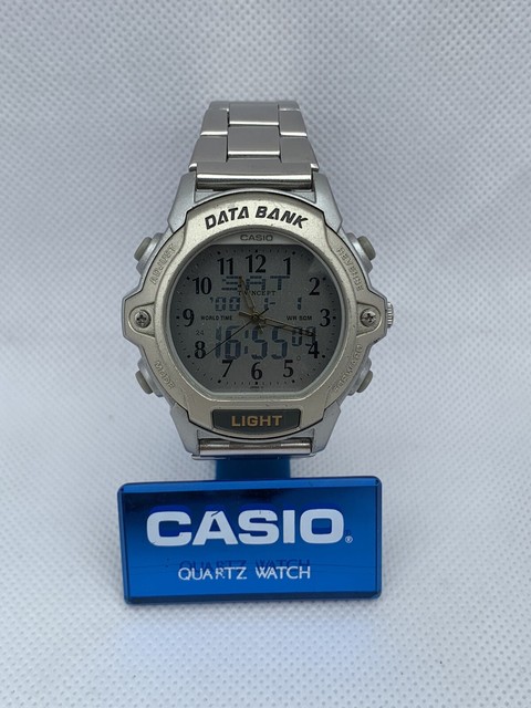 Casio Abx-24 Twincept Wrist Watch Module 2359 Vintage Old Retro Data ...