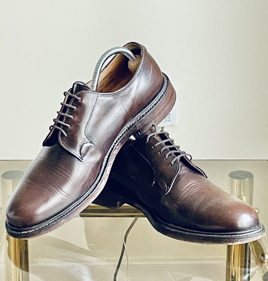 Joseph Cheaney Brown Leather Derby Shoes UK Size 8 - Quality & Made in ...