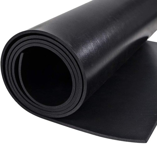 118"x40"x1/8" Solid Rubber Sheet Heavy Duty Silicone Rubber Roll ...