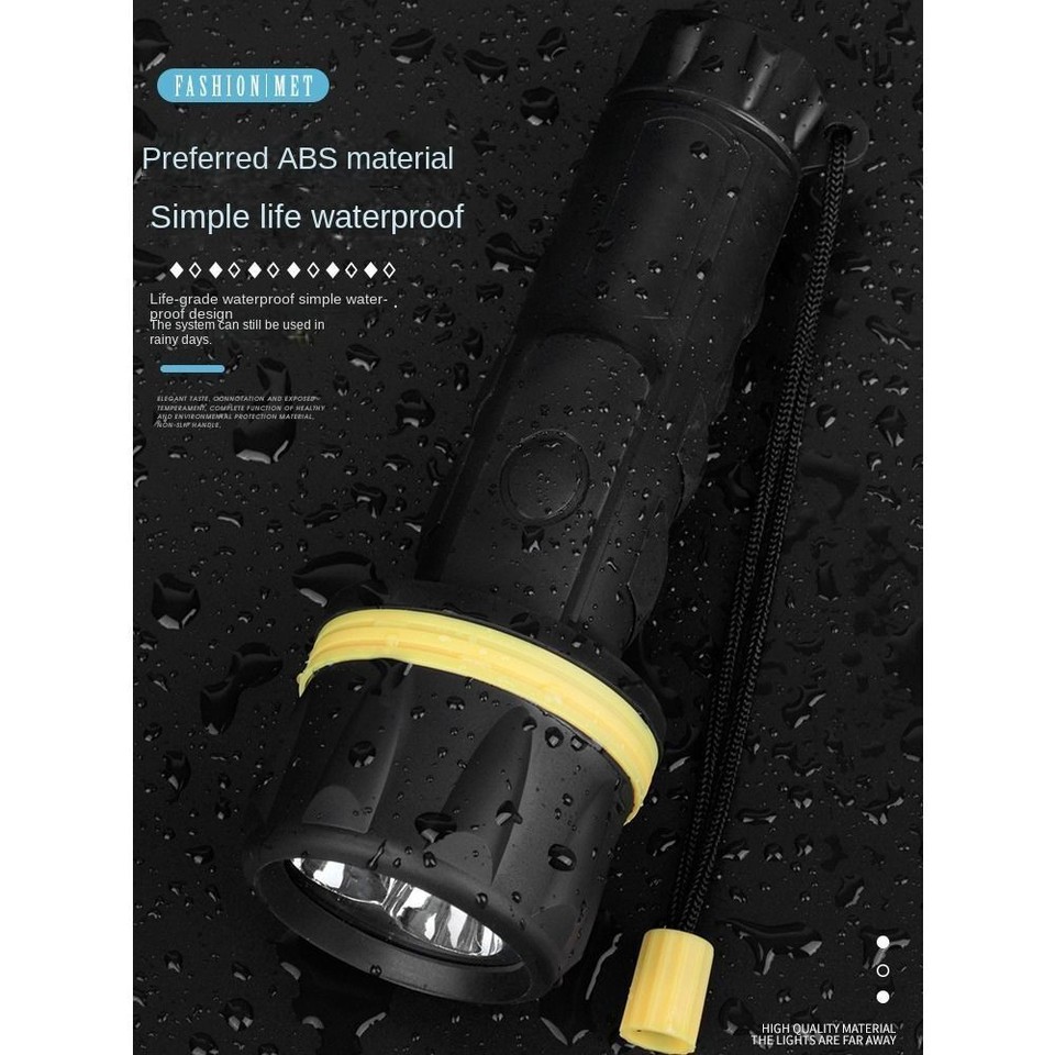 Battery Operated LED Torches Flashlight Toch Spotlight Camping Hand ...