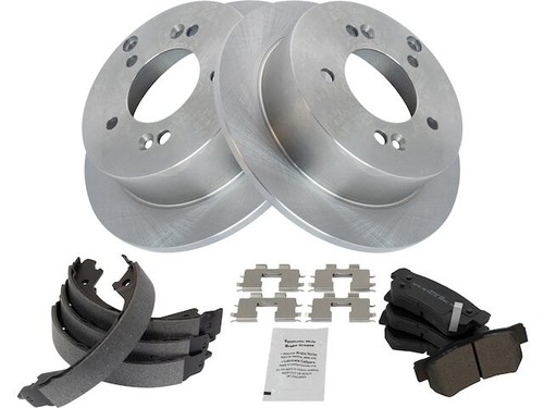 For 2007-2010 Kia Optima Brake Pad Rotor and Parking Brake Kit Rear ...