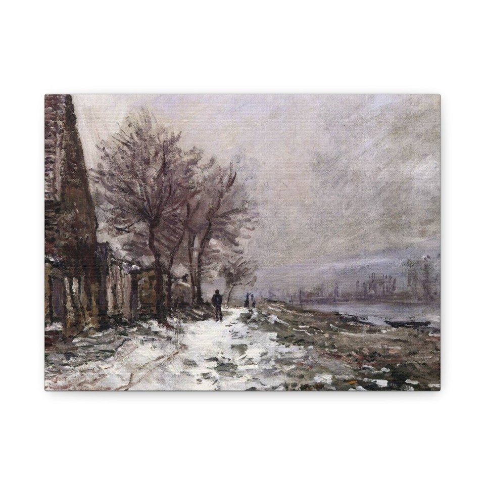 Lavacourt in Winter Claude Monet 1879 Fine Art Canvas Landscape ...