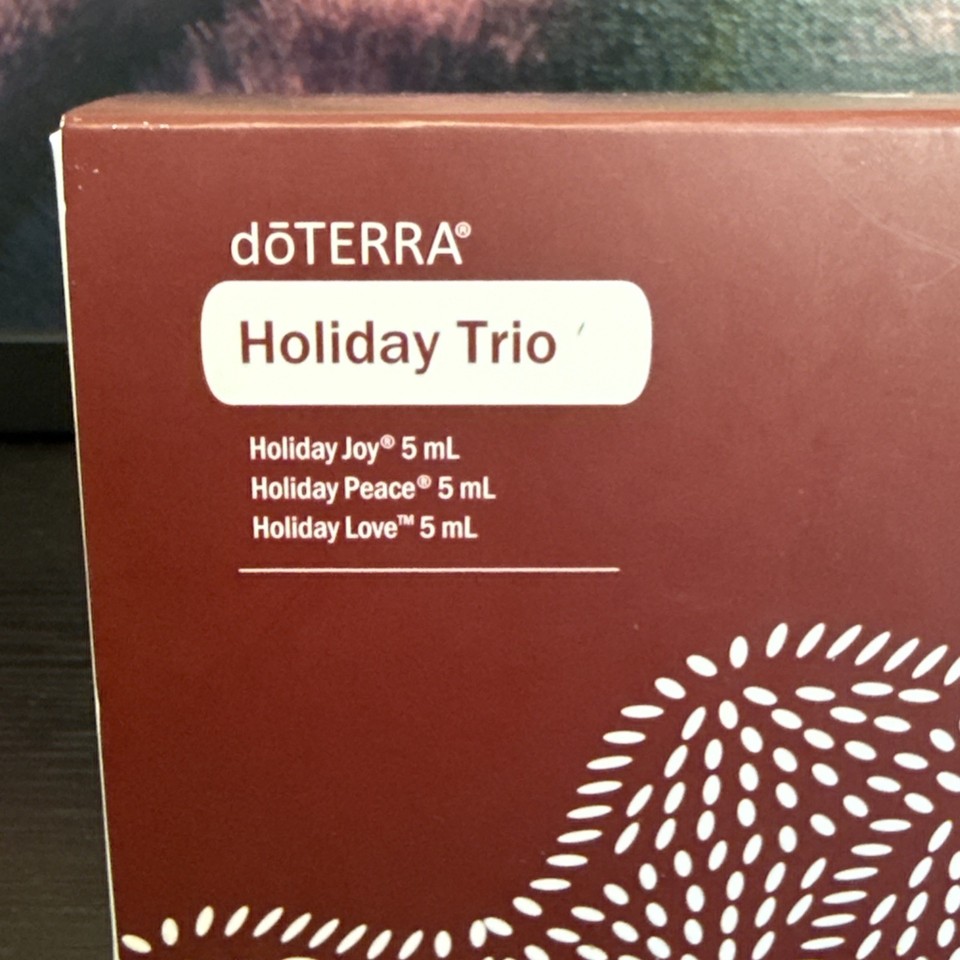 doTERRA Holiday Trio Holiday Joy, Peace & Love 5ml Each Oil Set Of 3 ...