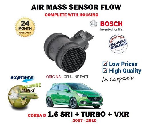 FOR OPEL VAUXHALL CORSA D 1.6 SRI VXR TURBO 2007-2010 NEW AIR MASS FLOW ...