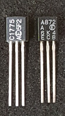 Hitachi 2SC1775-A and 2SA872A Original transistor Japan (1pair) | eBay