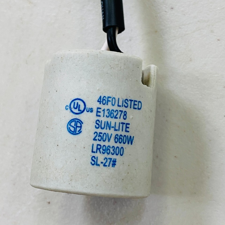 Genuine Whirlpool UXT4030ADS2 Range Hood Lamp Light Bulb Socket ...