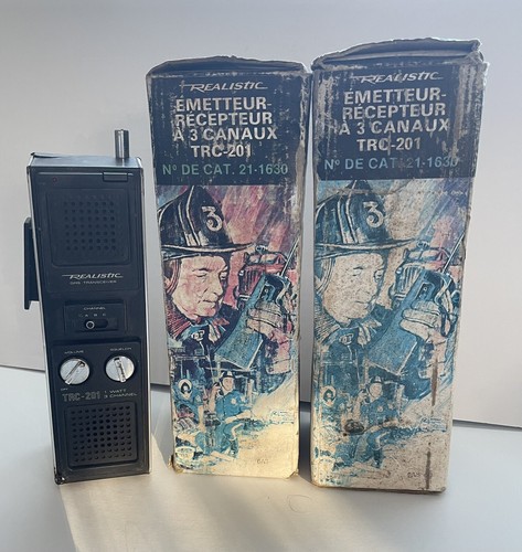 Realistic TRC-201 Channel Citizens Band Transceiver Handheld Radio ...