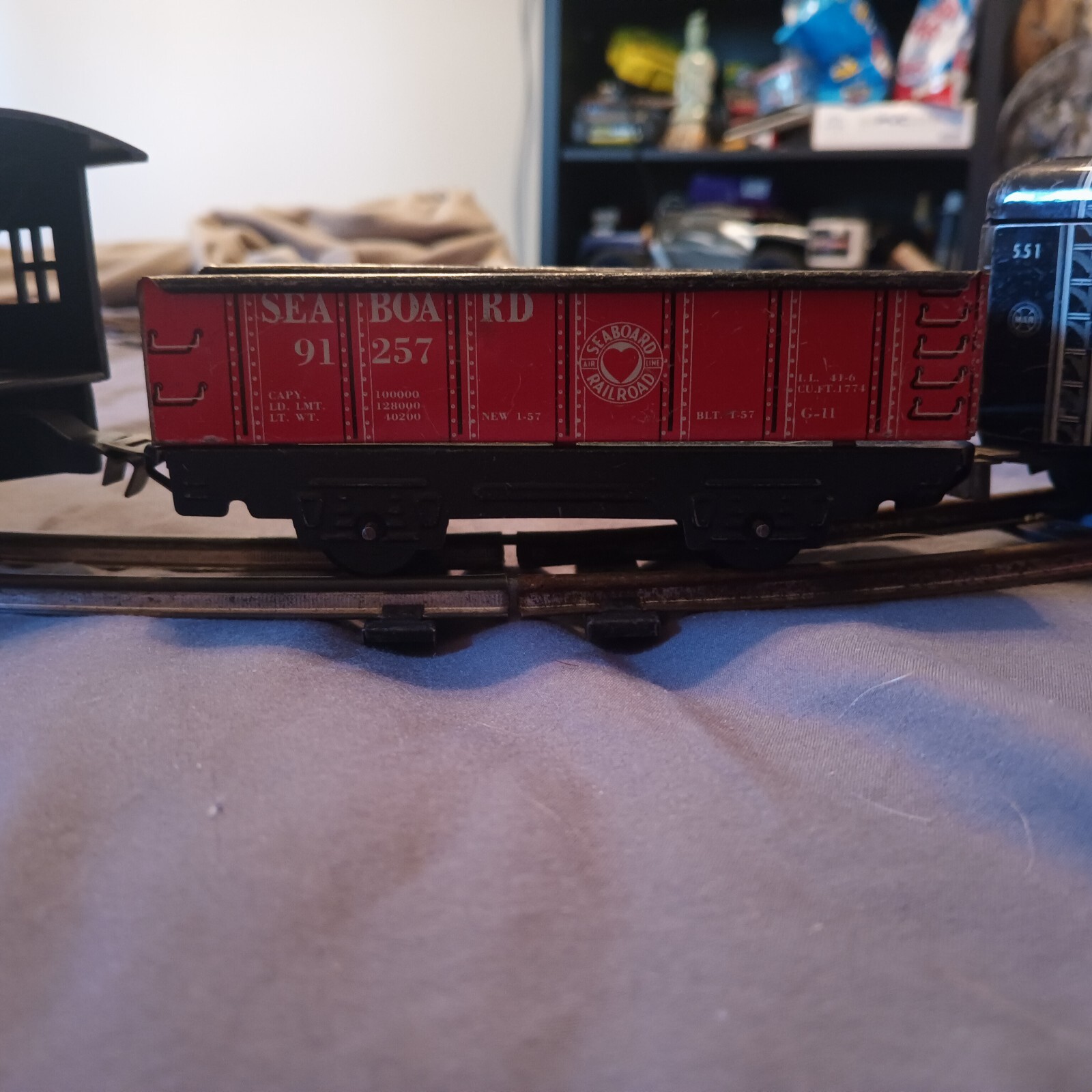 Vintage Metal Train Cars And Track | eBay