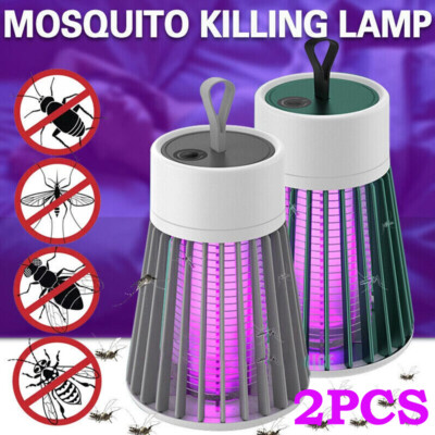 USB Rechargeable Mosquito Killer Lamp - Bug Zapper with LED Light ...