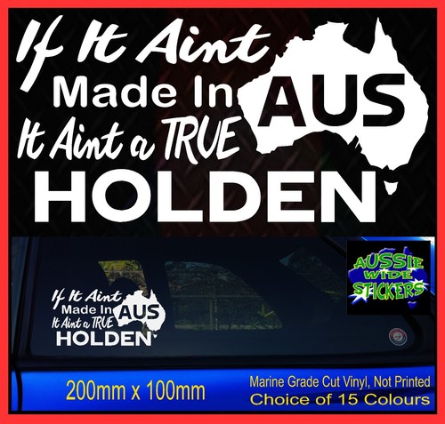 MADE IN AUS Funny Aussie 4x4 ute BNS Custom Car Stickers Accessories ...