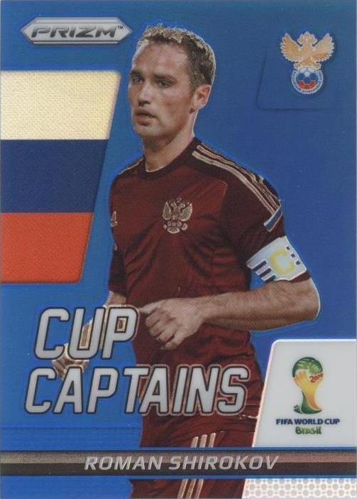 2014 Panini Prizm World Cup - Cup Captains Roman Shirokov #25 Blue Prizm /199 for sale online | eBay