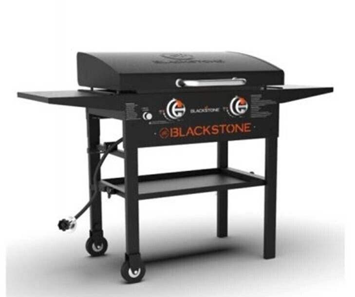 Blackstone 2147 Original 28" 2-Burner Outdoor Griddle Station w/ Hood ...