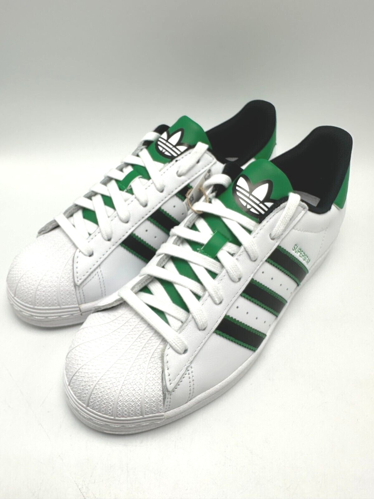 ADIDAS Originals Superstar 'White Black Green' ID4670 Men's sz 8.5-12 ...