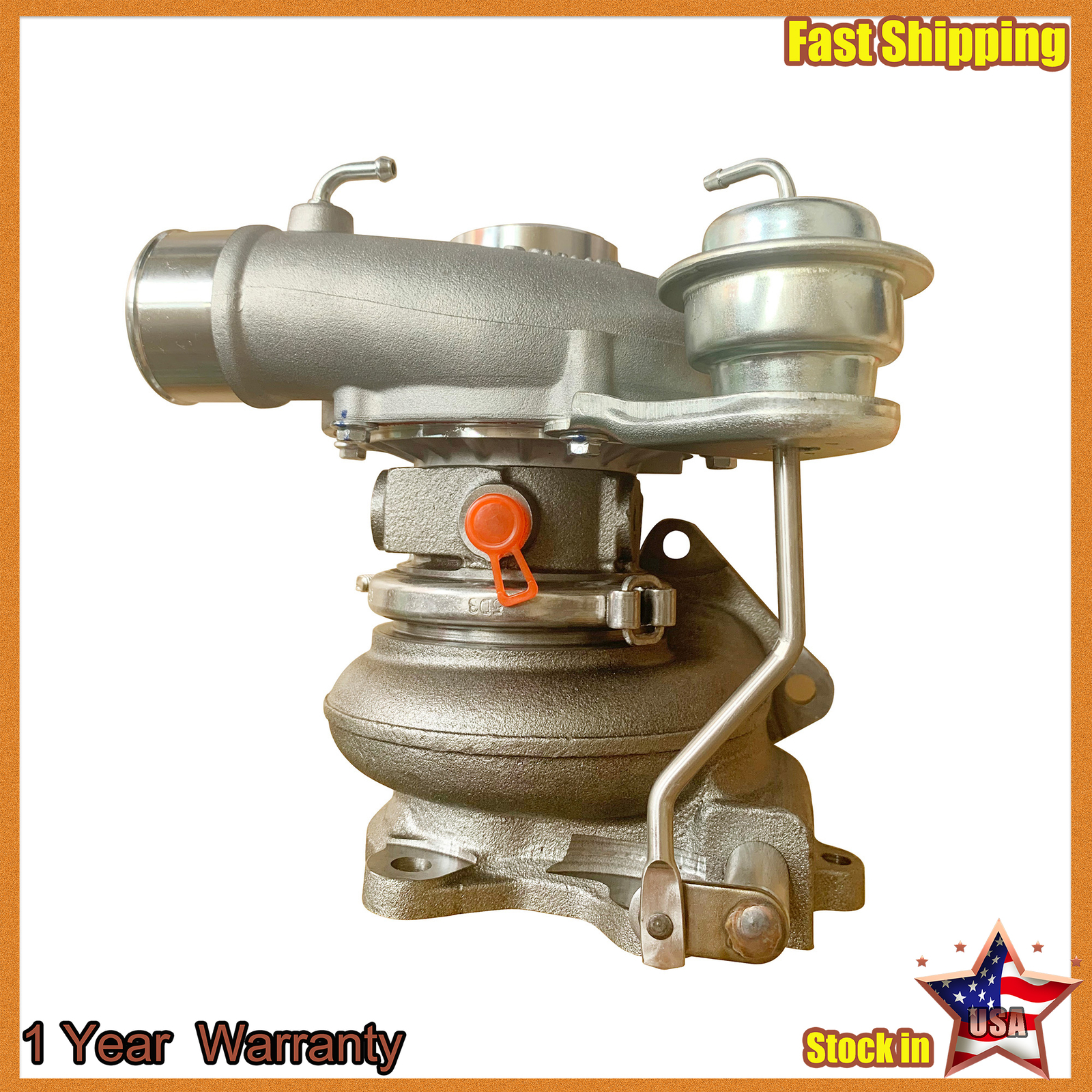 Turbo Turbocharger VF48 for 08-14 Subaru Impreza WRX STI EJ25G EJ25E 2 ...