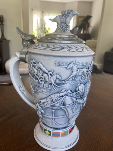 Vintage AVON Winners Circle Beer Stein Collectible 1992 Horse Racing | eBay